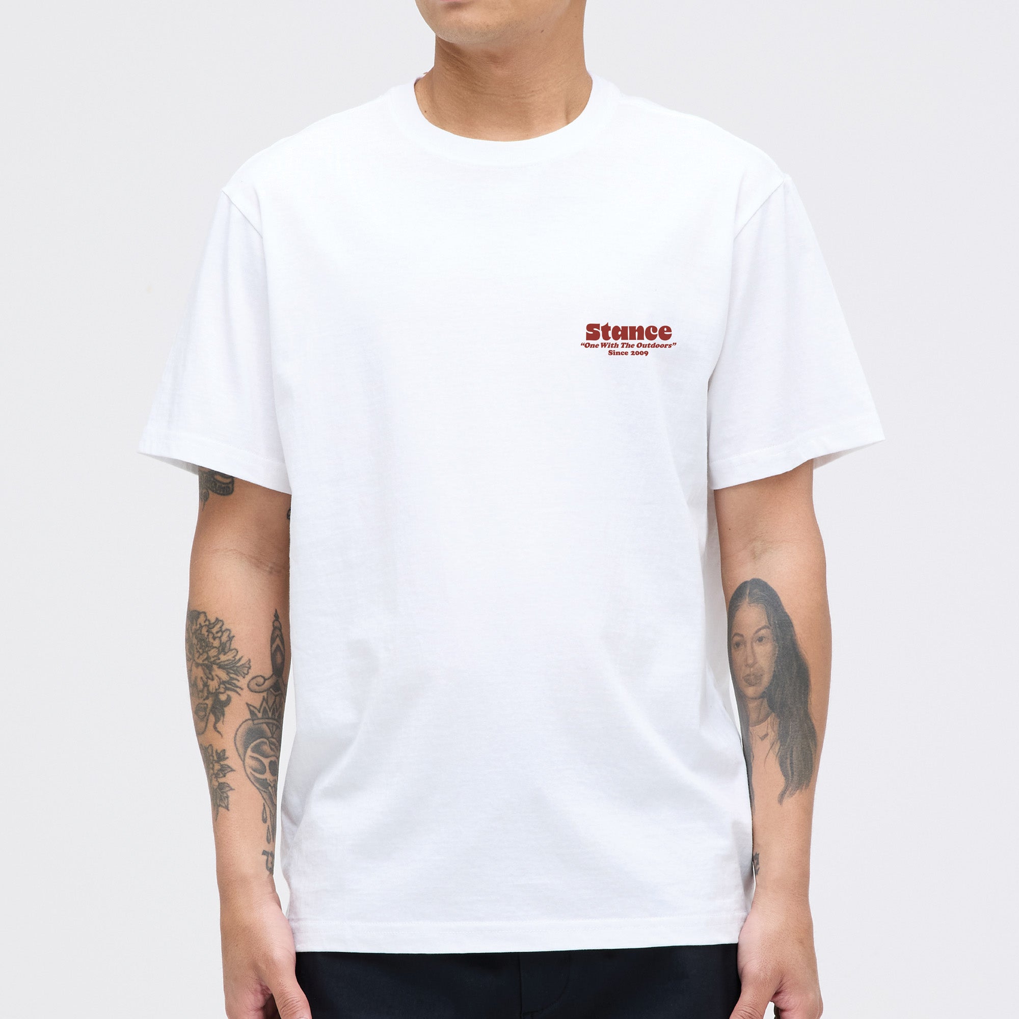 Stance Outdoors T Shirt White|Model – Stance Europe