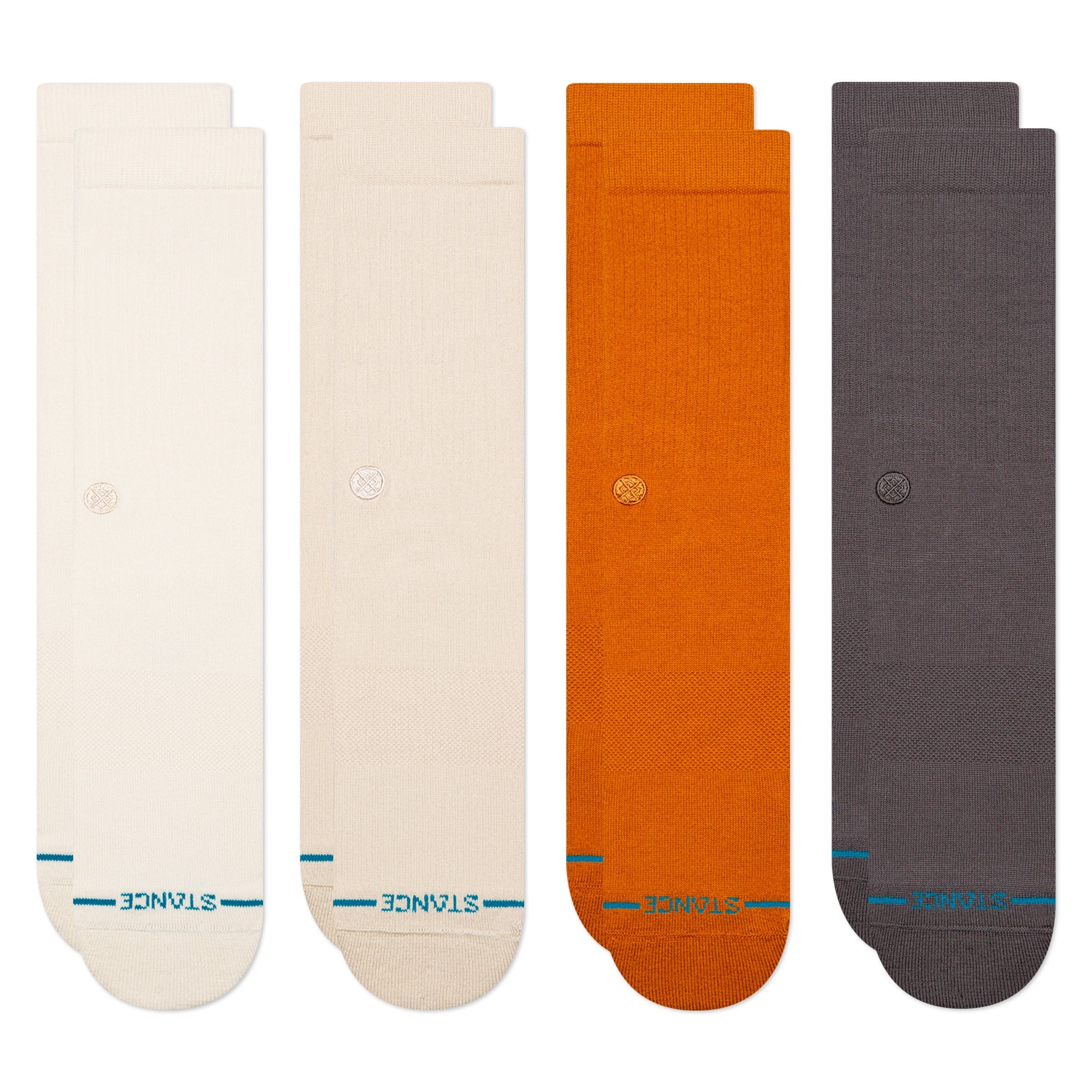 Stance Icon Crew Sock 4 Pack Canvas – Stance Europe