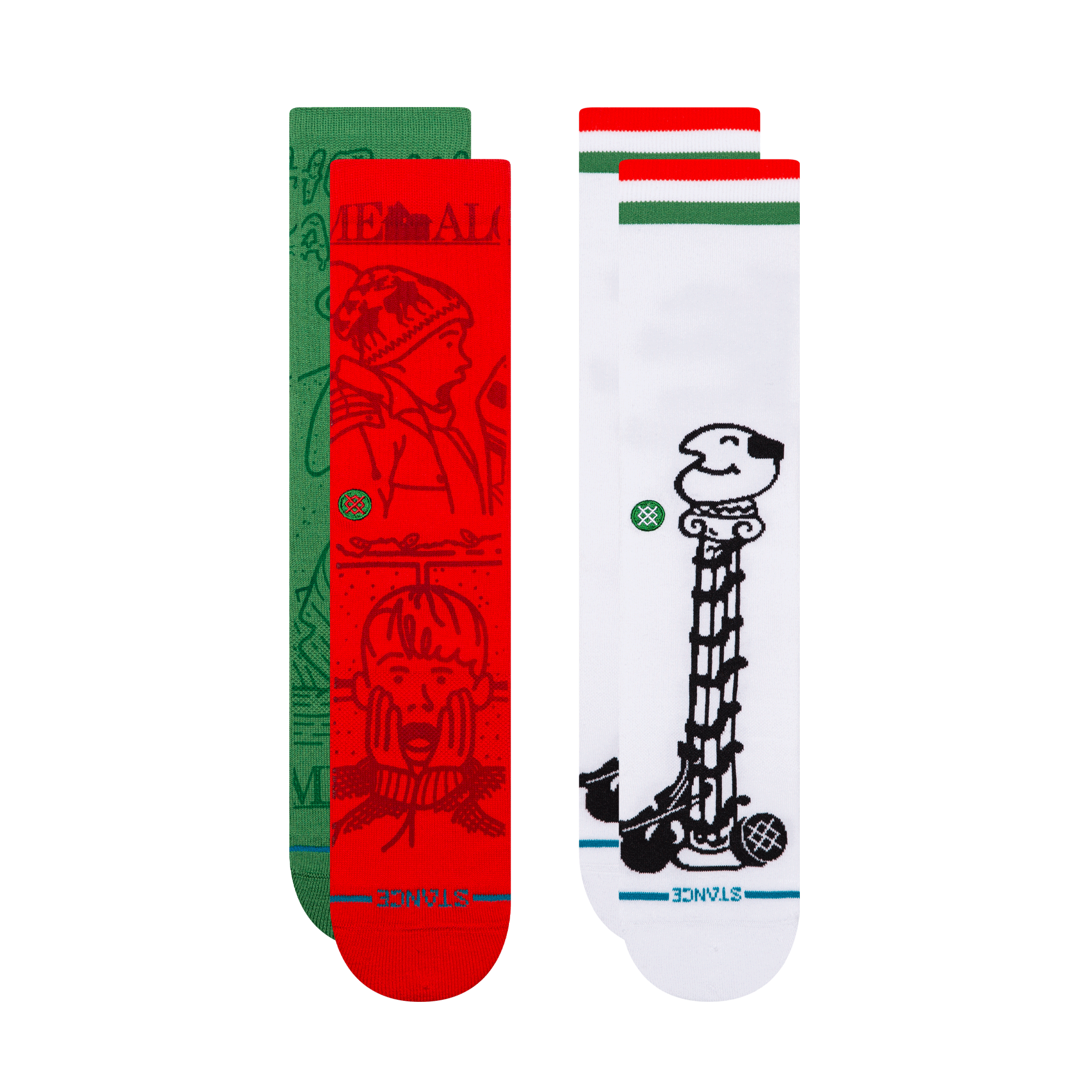 Stance Home Alone Festive Crew Sock 2 Pack Multi – Stance Europe