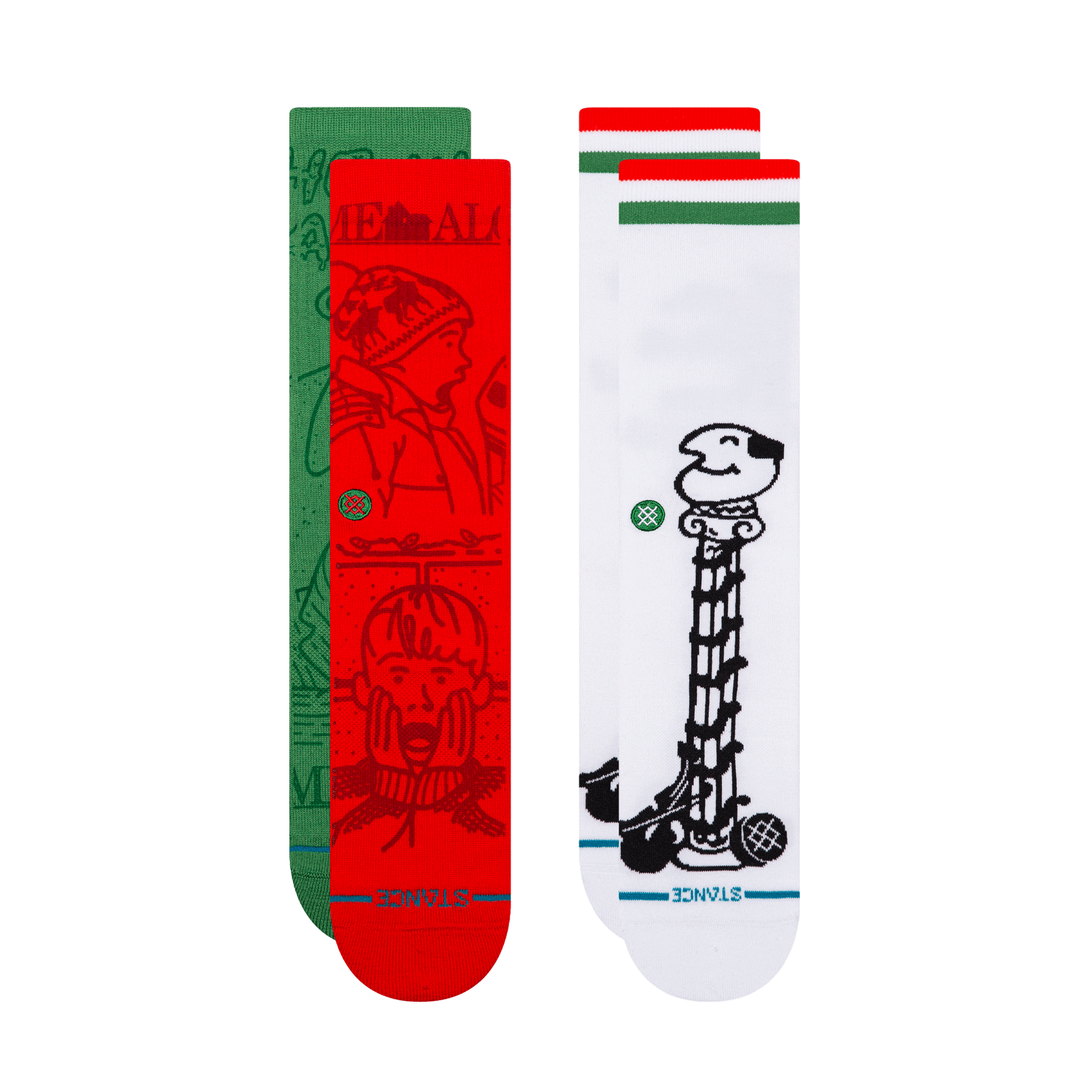 Stance Home Alone Festive Crew Sock 2 Pack Multi – Stance Europe