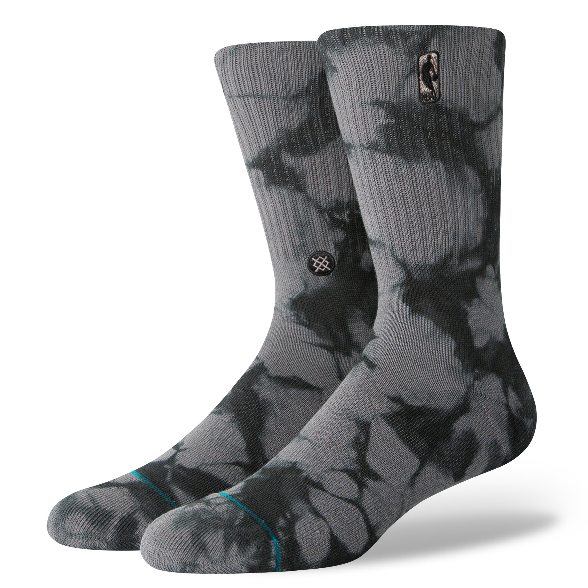 Stance Nba Logoman Dye Crew Sock Dark Grey – Stance Europe